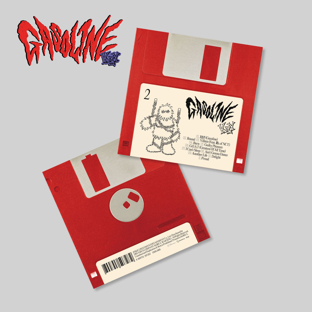 KEY [Gasoline] 2nd Album (Floppy Ver.) – Kpop Utopia
